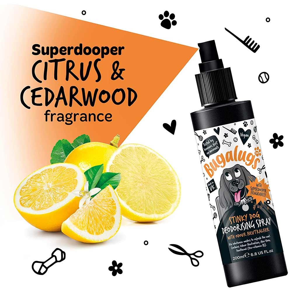 Bugalugs Vegansk Stinky Dog Deodorising Spray