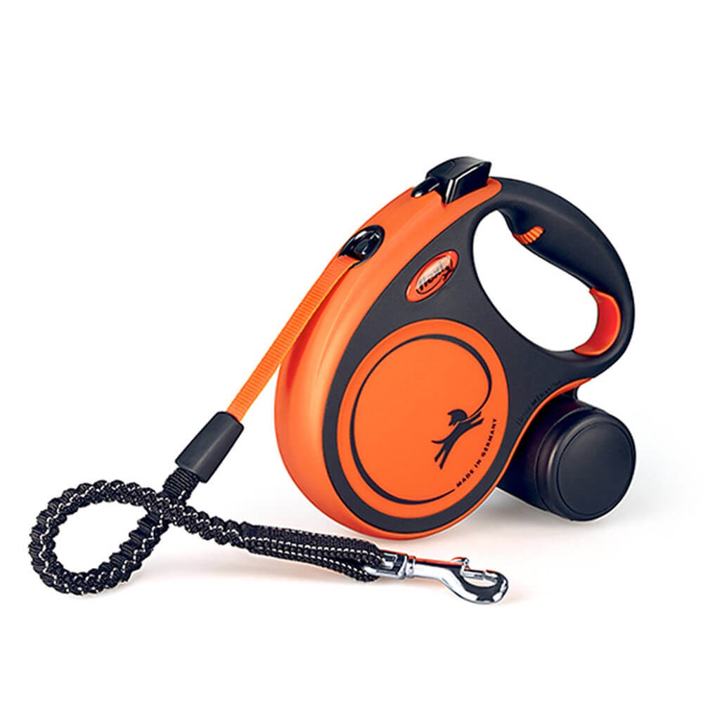 Flexi Xtreme Flexline Med Integreret Stødsikring Orange 5M 20kg