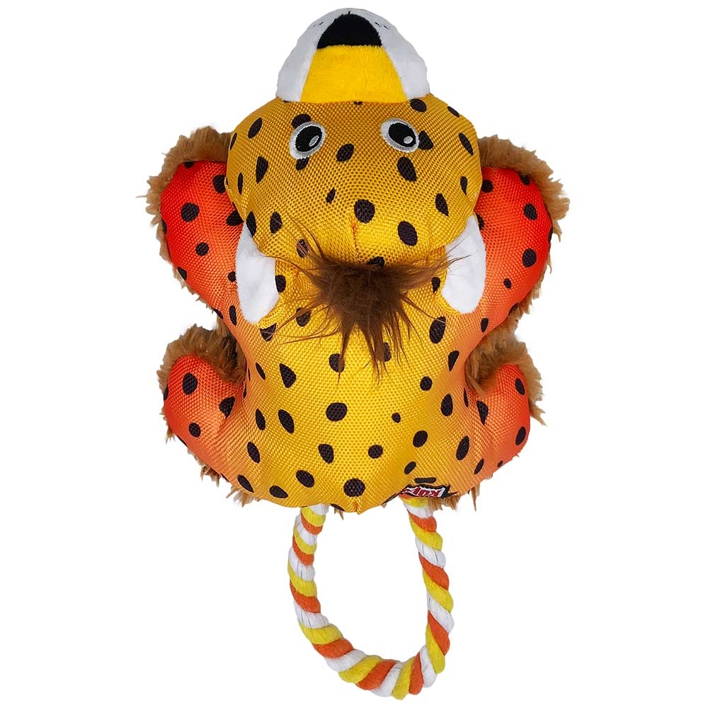 KONG Cozie Tuggz Cheetah Geparden Gina
