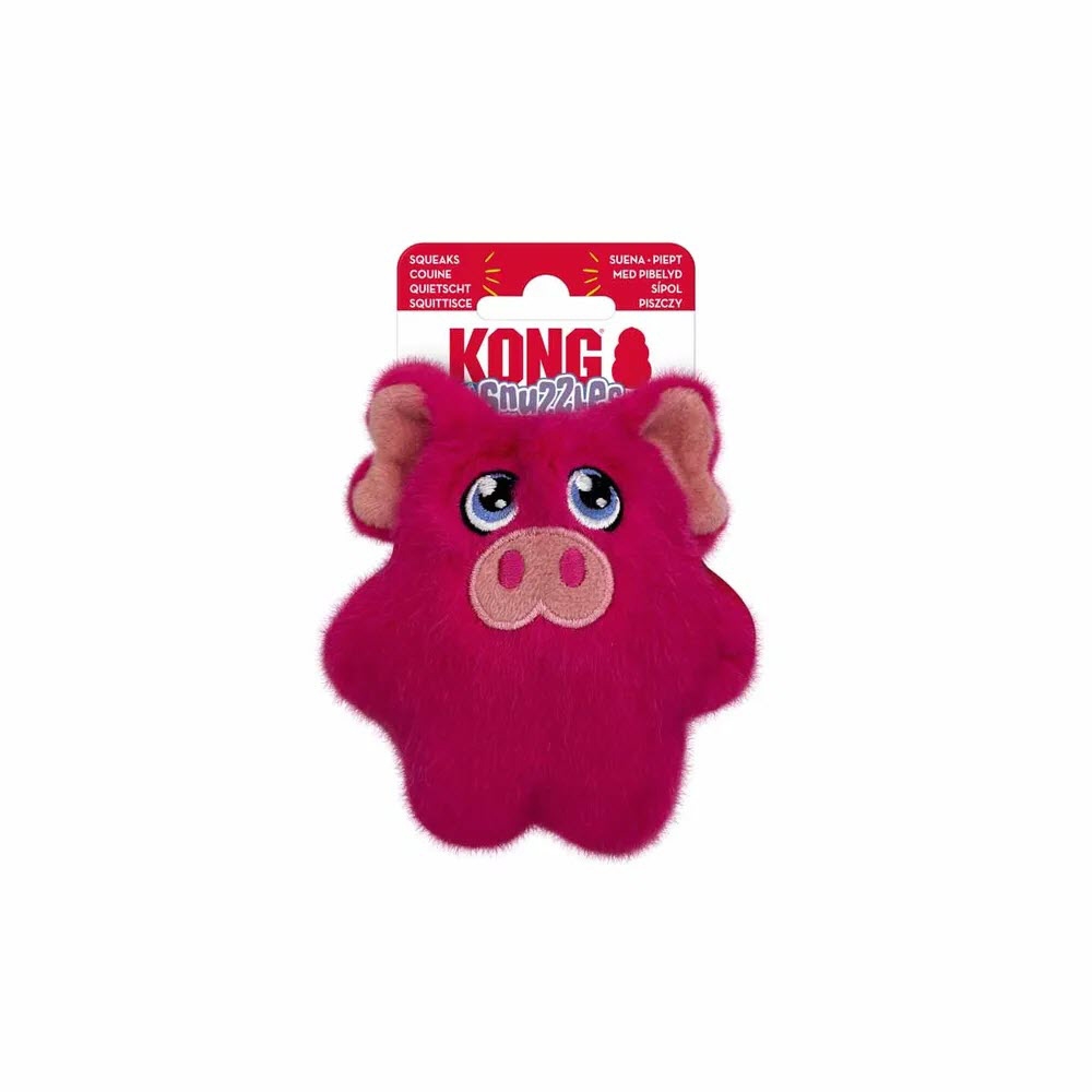 KONG Snuzzles Mini Bamse til Små Hunde & Hvalpe Pink Gris
