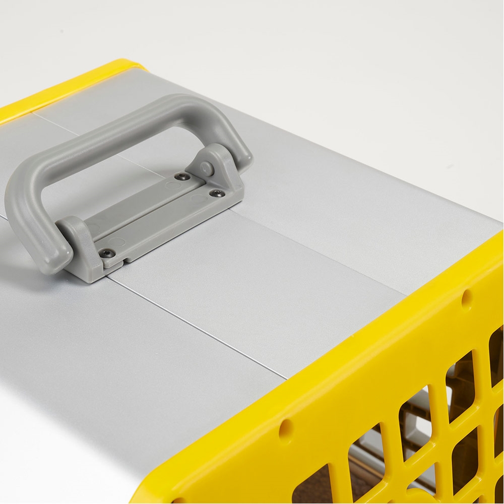 Mimsafe Care2 Yellow Large Transportabelt Bur Til max 9kg Kæledyr