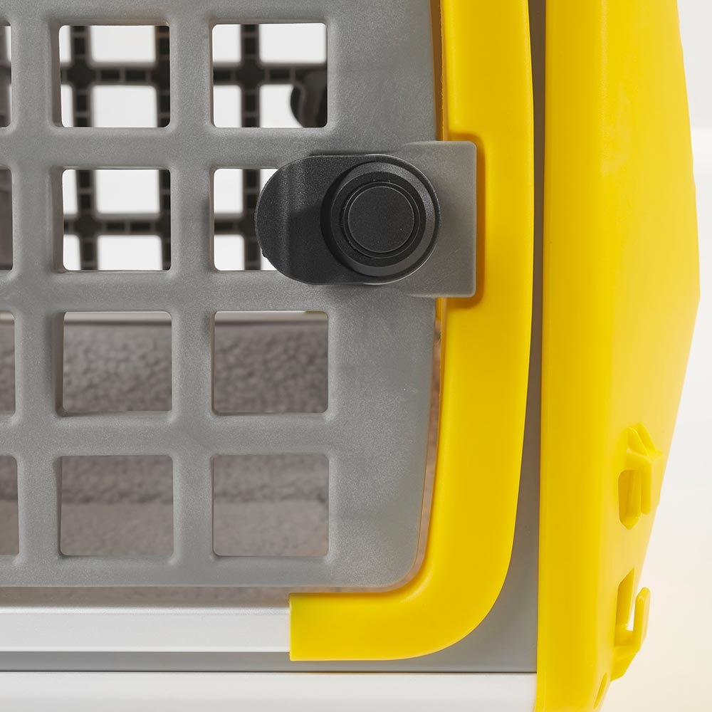 Mimsafe Care2 Yellow Large Transportabelt Bur Til max 9kg Kæledyr