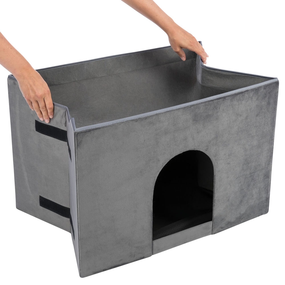 Trixie Harvey Hundehule Med Trappe og Førstesal Op Til 20 Kg Hund