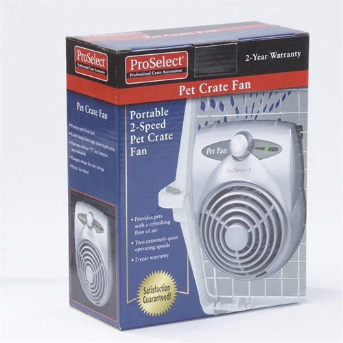 PetFan Køle Ventilator Til Hundeburet & Bilen Med To Hastigheder