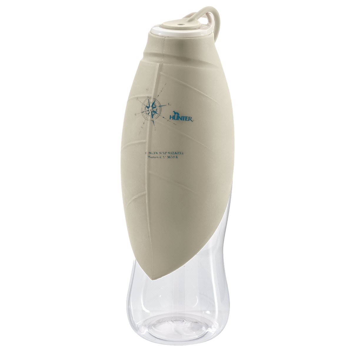 Drikkeflaske m Silikone Skål LIST Beige 550 ml