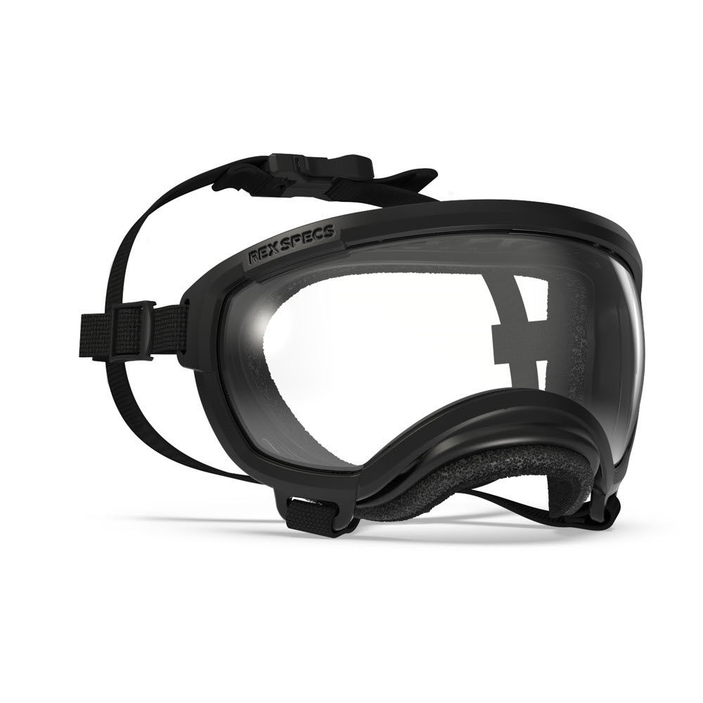 Hundebrille REX Specs V2 Sol & Sikkerhedsbrille LARGE Sort