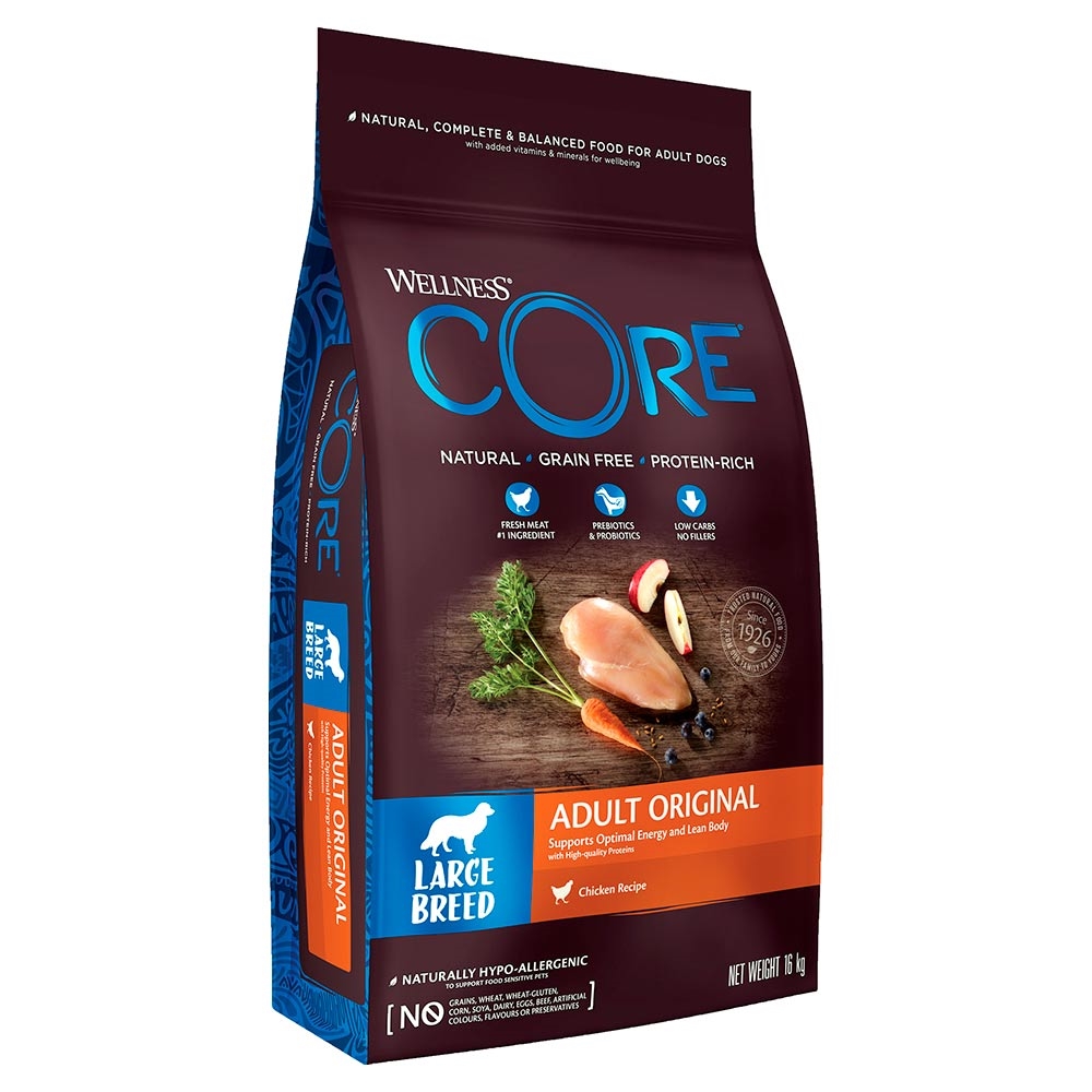 Wellness Core Adult Original Tørfoder til Store Racer KYLLING